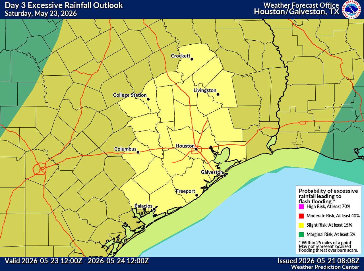 Houston to catch a break from rain Friday before storms return for ...