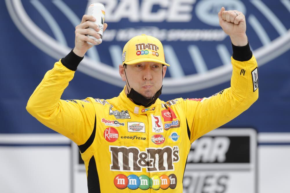 A look back at NASCAR driver Kyle Busch’s success at Kansas Speedway