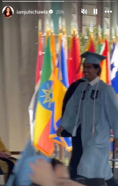 Juhi Chawla's son Arjun Mehta graduates from Columbia University after ...