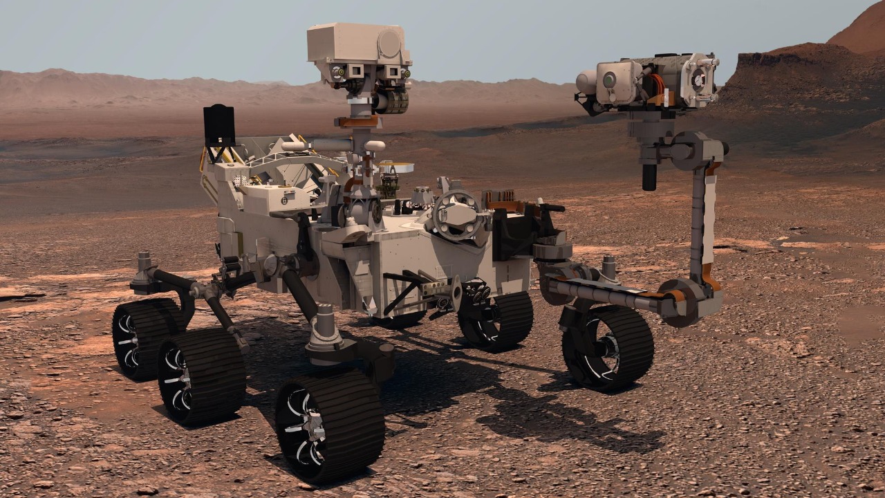 NASA’s Perseverance rover just rolled up on a neat stack of rocks on ...