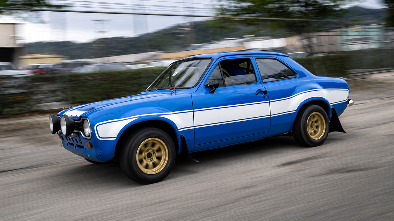 1970 Ford Escort RS1600 from Fast & Furious rips again