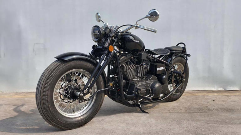 Esta cruiser china emplea un motor clonado de Harley-Davidson
