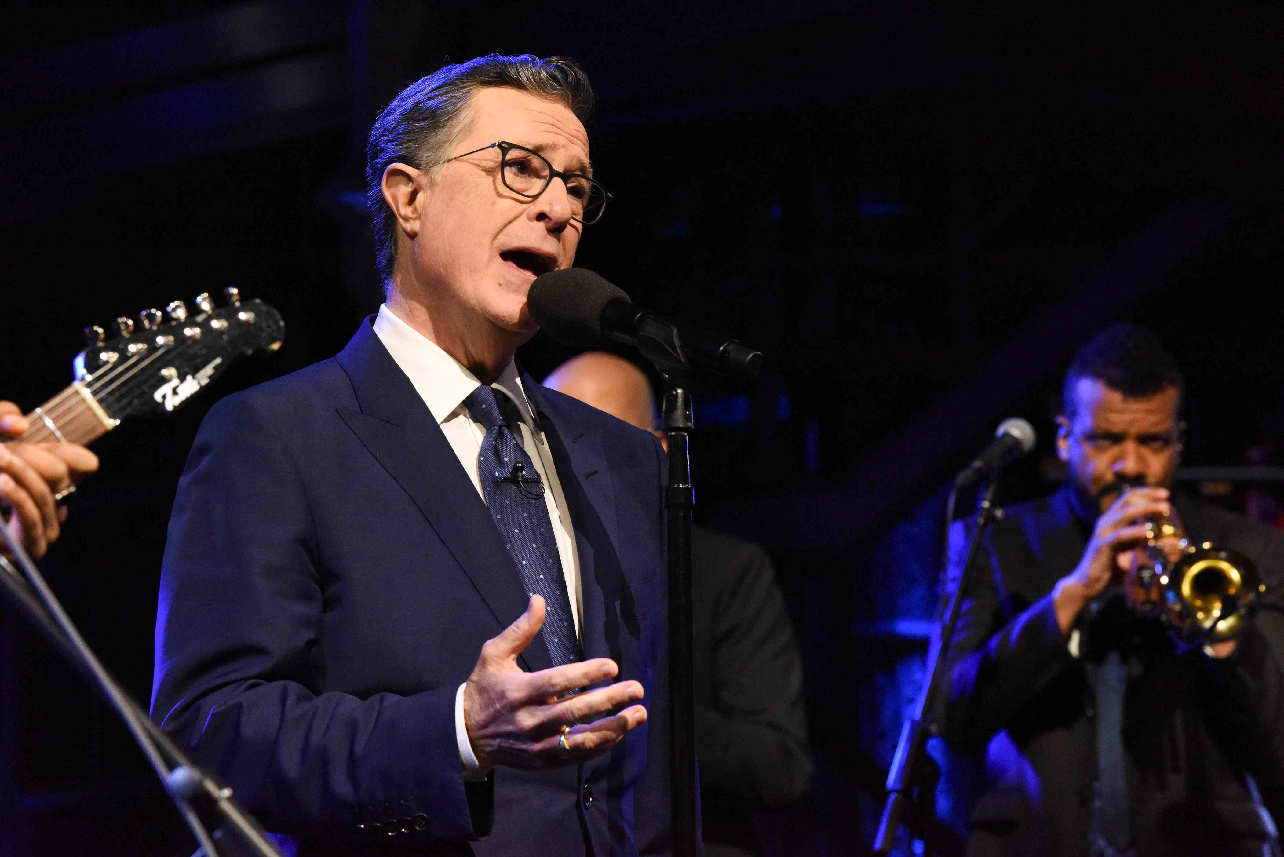 Stephen Colbert performs duet with surprise, full circle guest on show ...