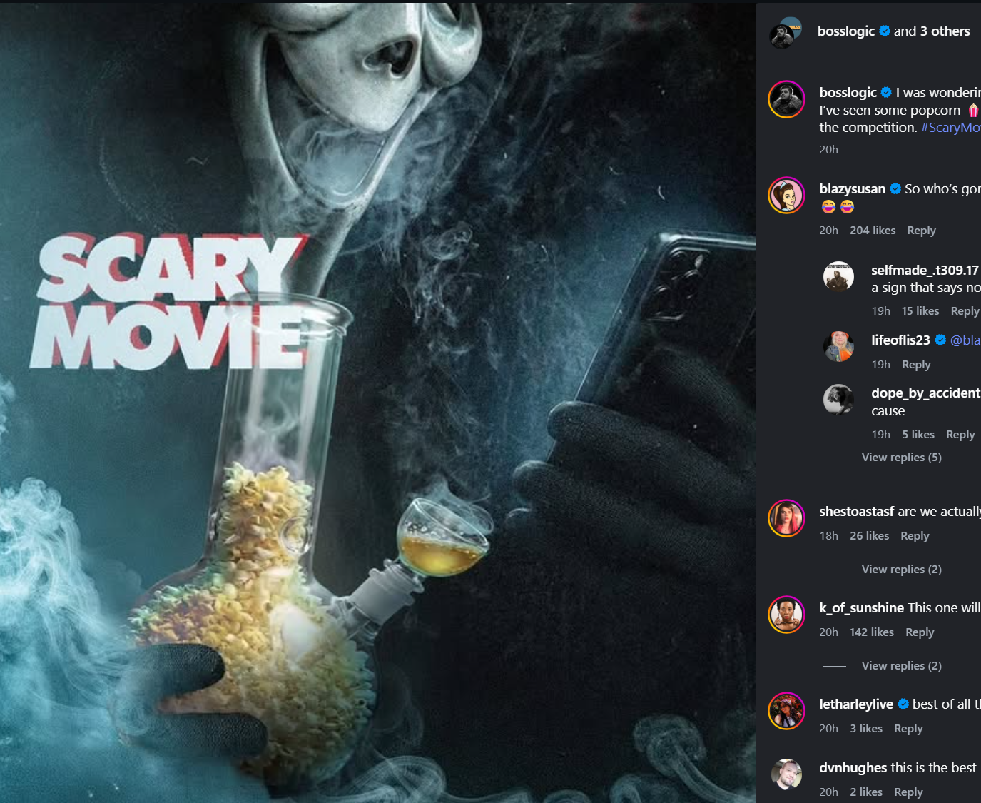 'Is this real?' 'Scary Movie 6' teases bong popcorn bucket