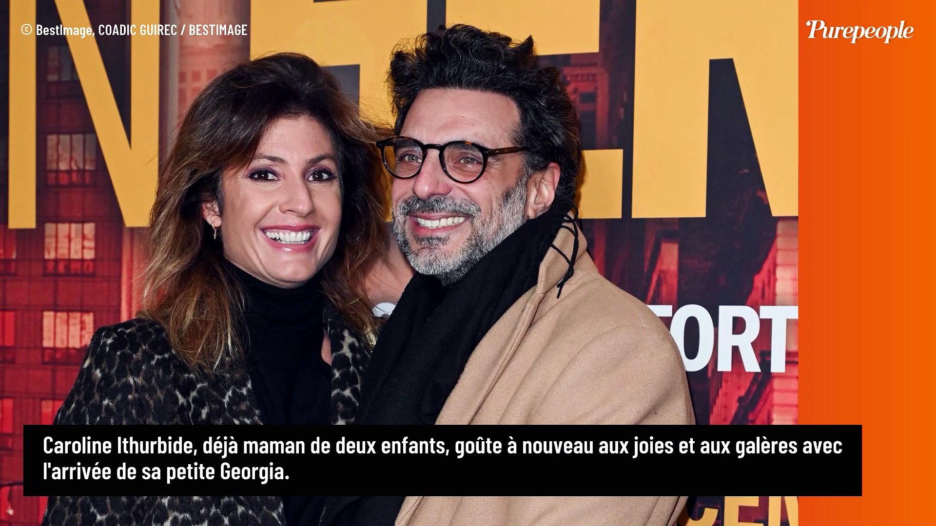 Depuis la naissance de leur fille Georgia, Caroline Ithurbide et son ...