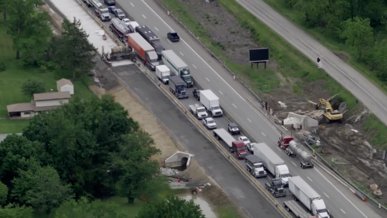 Portion of I-70 shut down | The massive backup