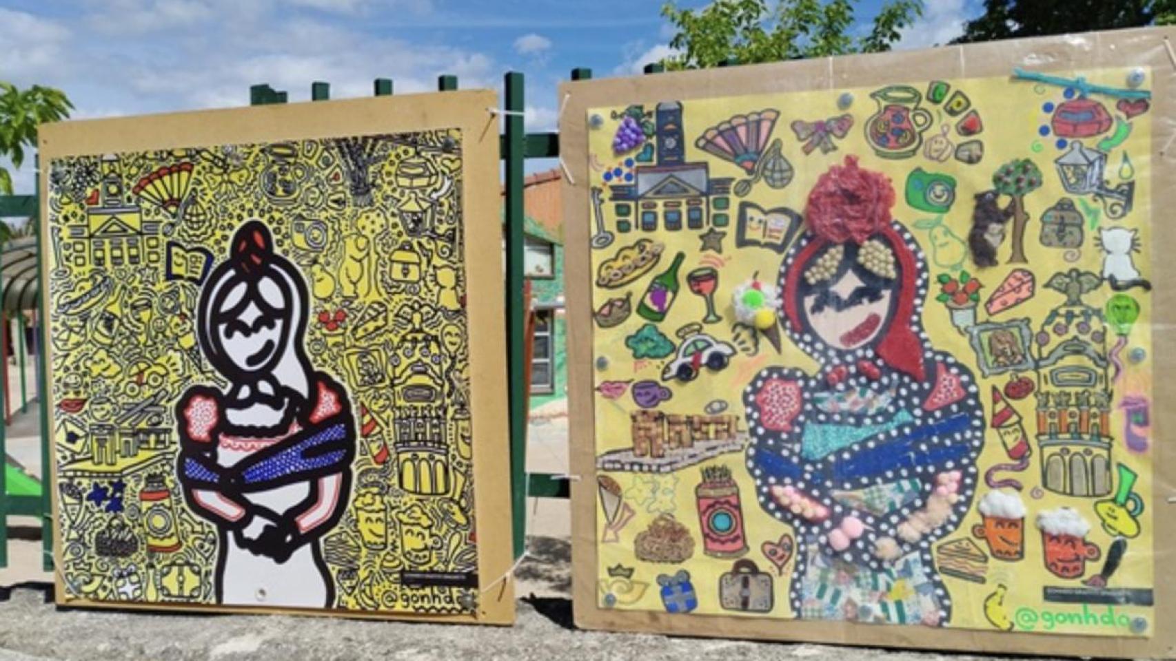 El misterioso robo de un cuadro creado por niños en la Sierra de Madrid ...