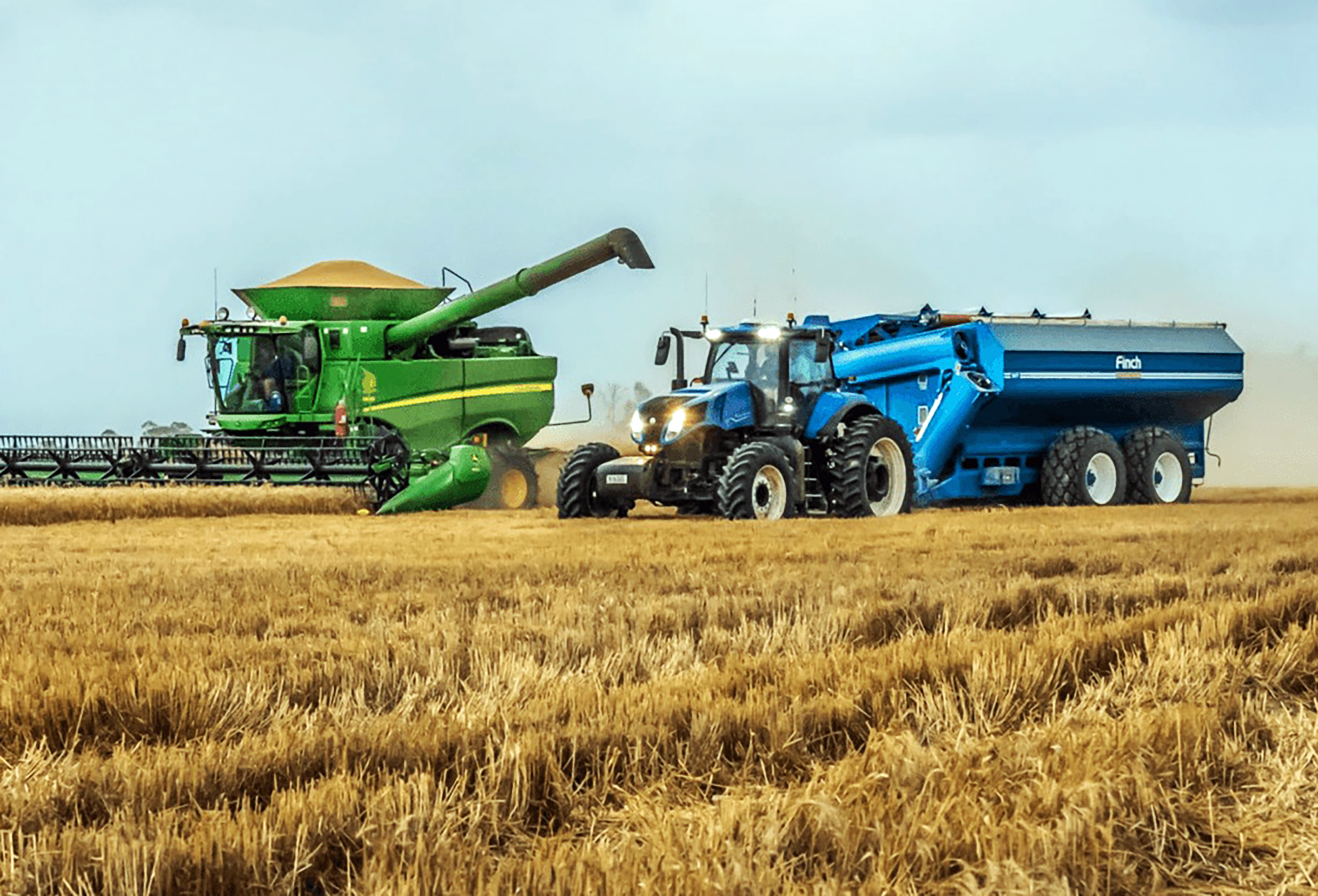 Prized cropping operation on the border up for sale