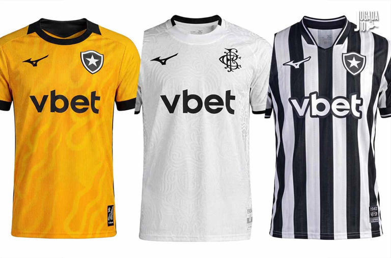 Botafogo apresenta nova coleção de uniformes para a temporada 2026/27