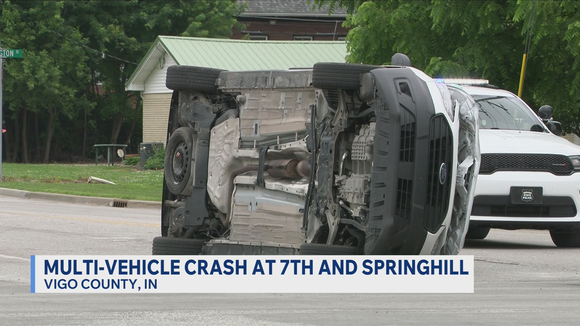 Multi-vehicle accident at 7th Street and Springhill Drive