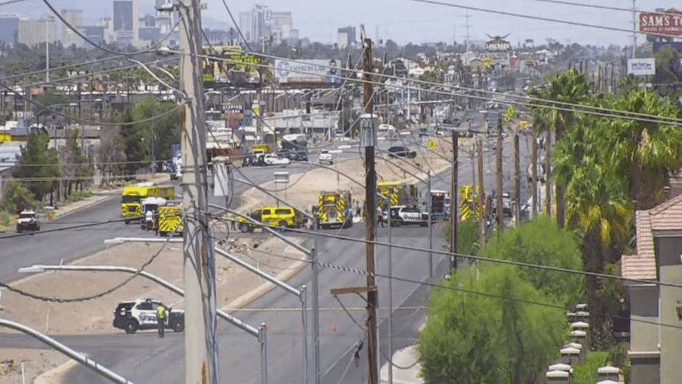 1 dead, 2 critically hurt in rollover crash near Boulder Highway ...