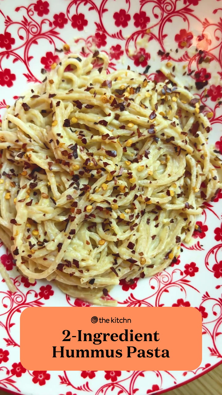 How to make 2-ingredient hummus pasta