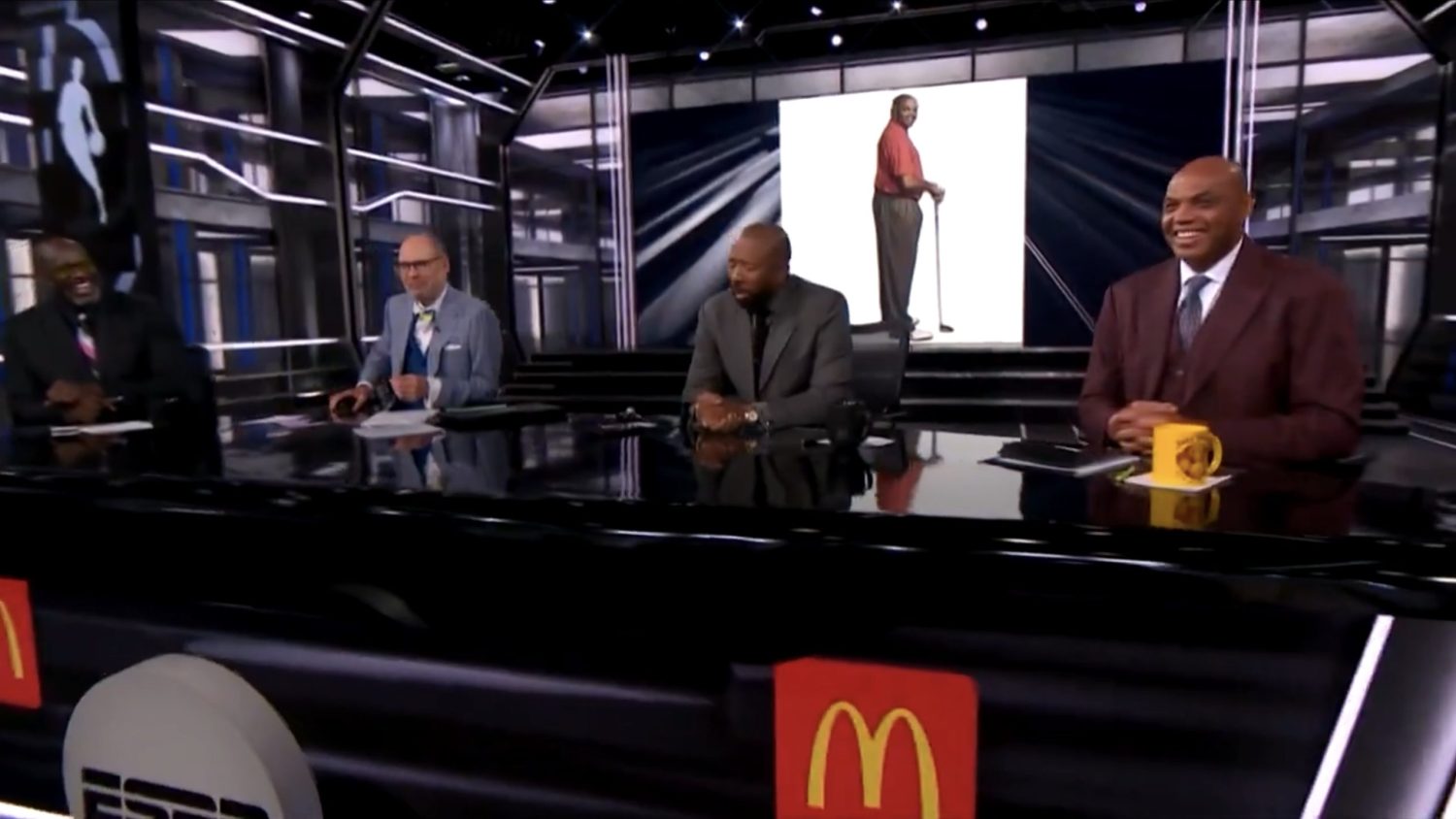 Shaq stuns 'Inside the NBA' with stiff Charles Barkley quip