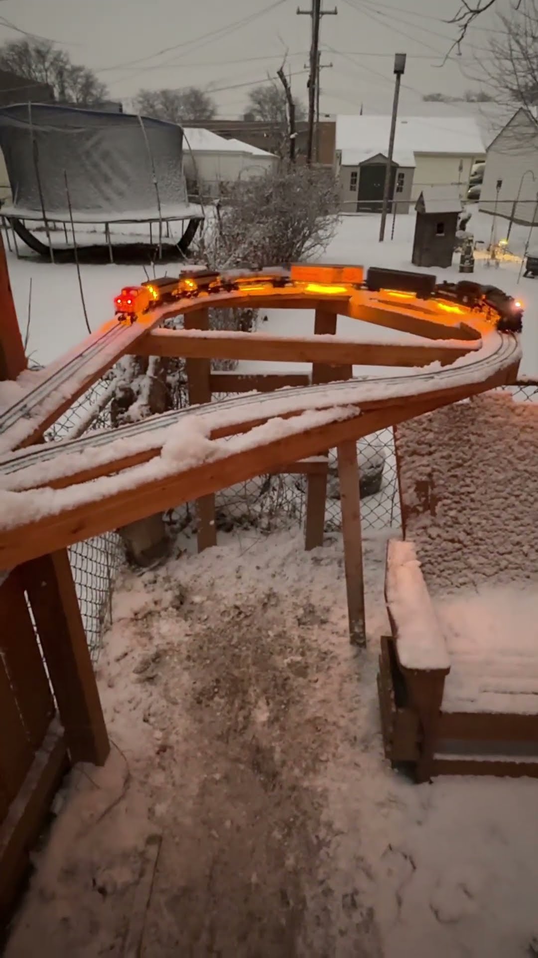 The full winter train ride