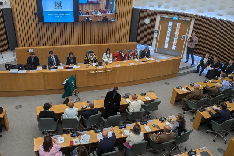 Derby bosses defend playing 'inappropriate' rap song at mayor ceremony