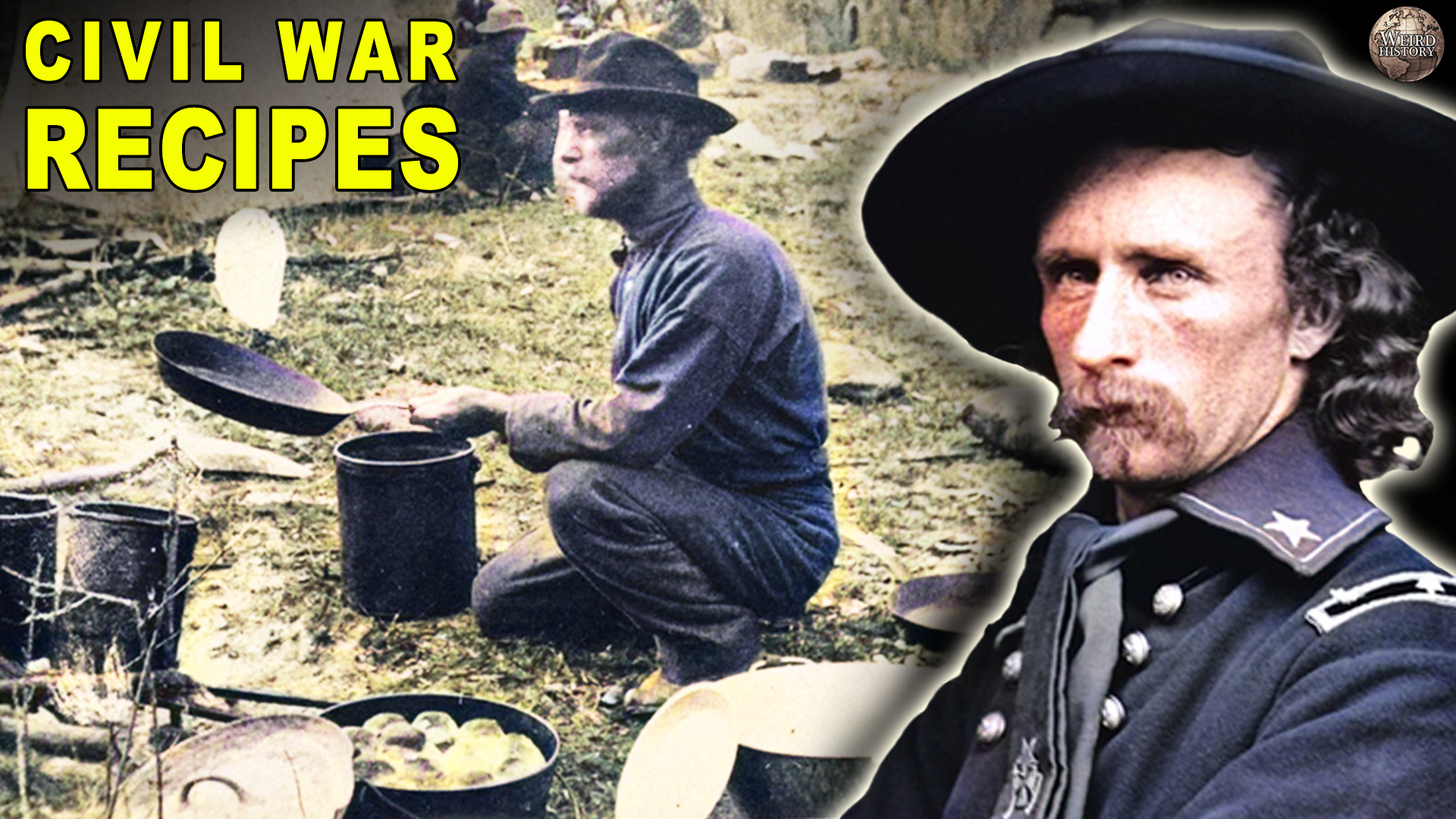 Unique food choices made by individuals during the Civil War