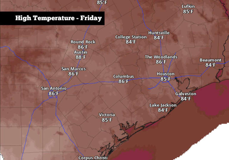 After a dry Friday, flooding rain is set to return to South Texas this ...