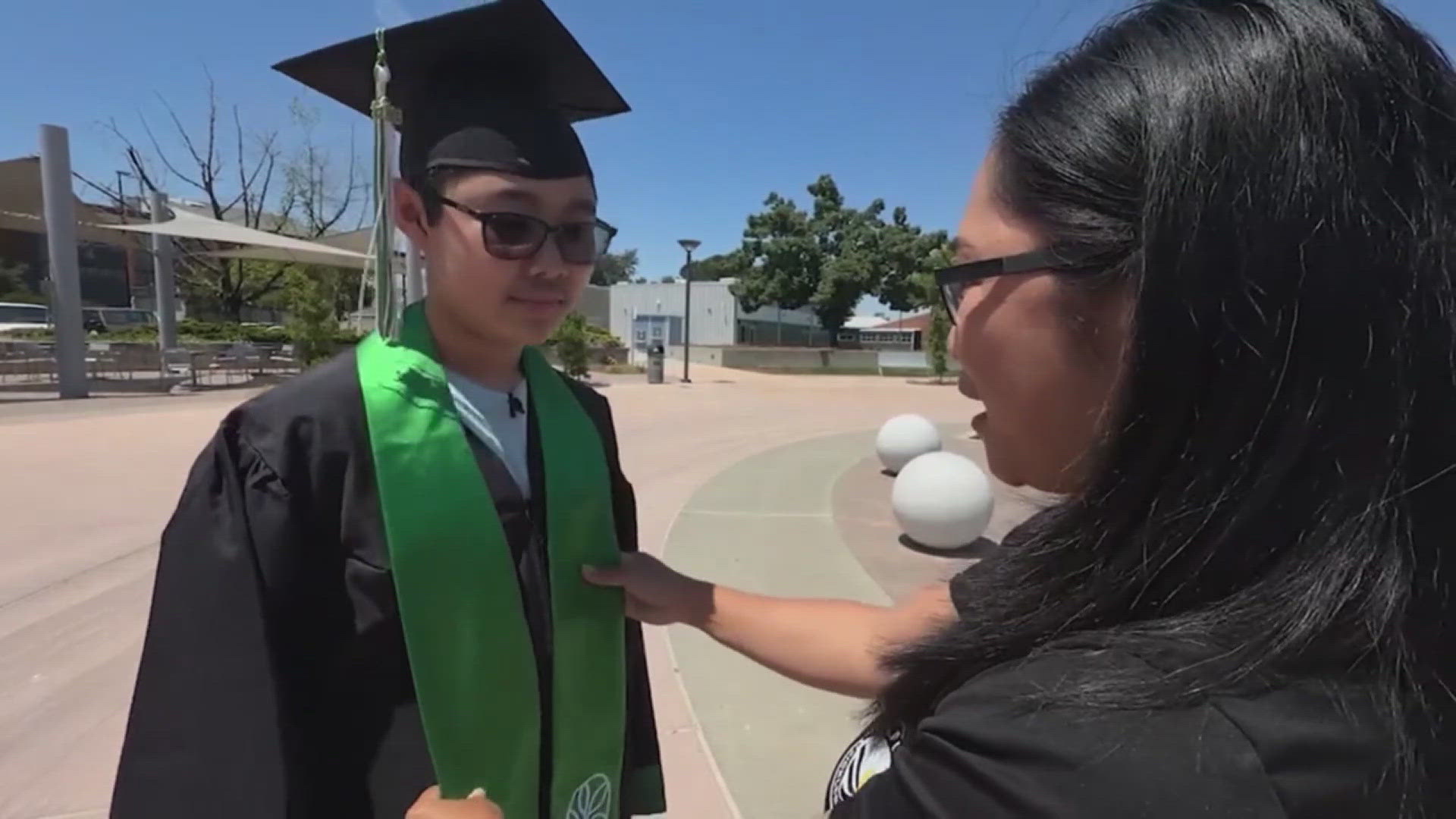 California 12-year-old graduates college with valedictorian honors