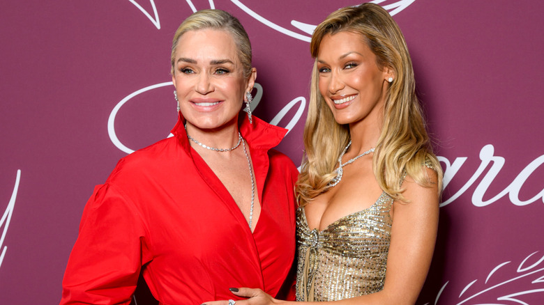 Yolanda Hadid's Cannes red carpet look rewrites the rules on thick ...