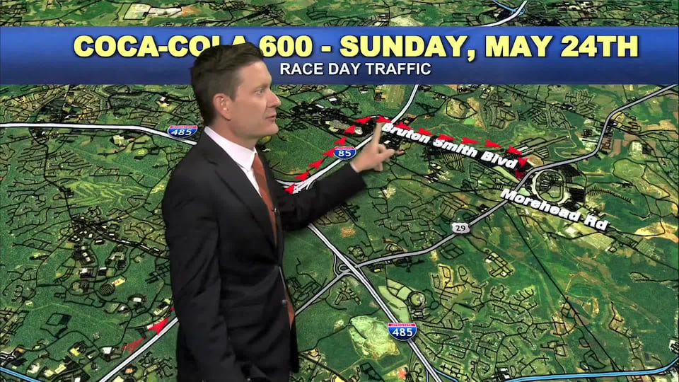 Traffic delays expected leading up to Coca-Cola 600