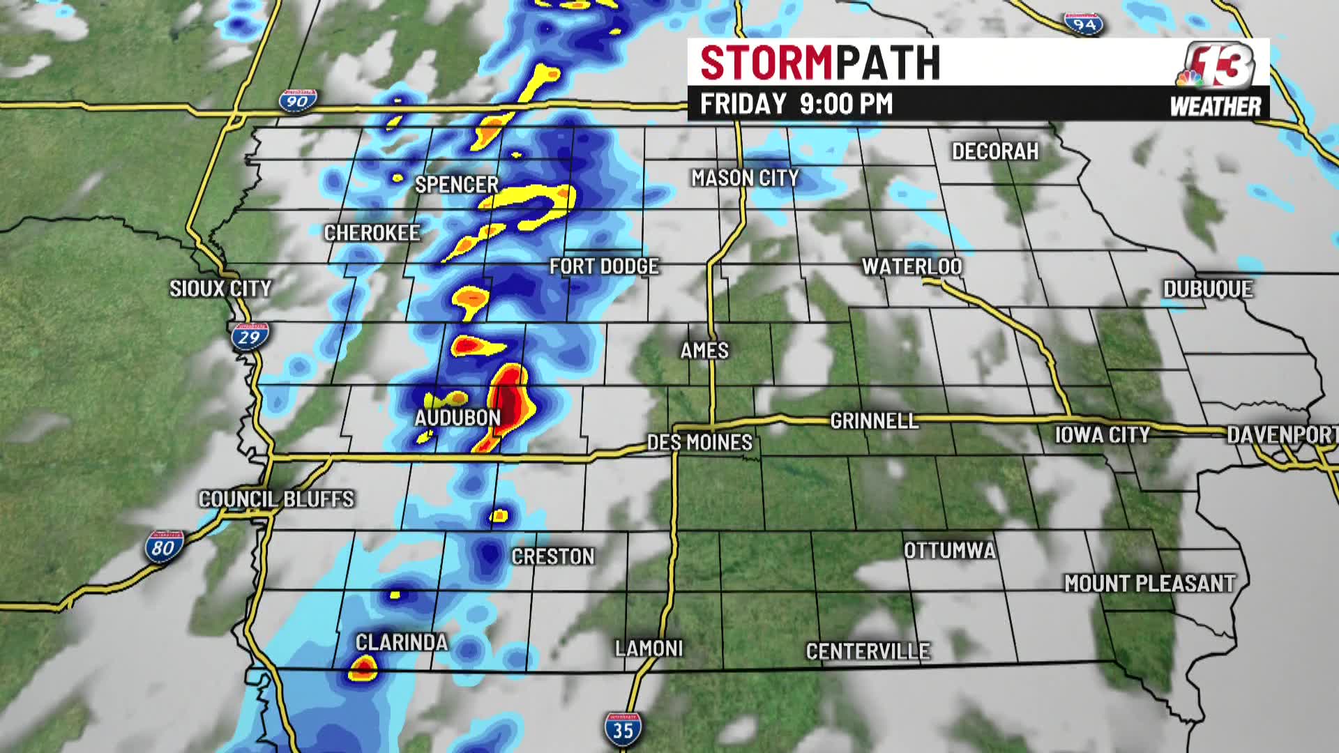 Jason Parkin's Friday forecast