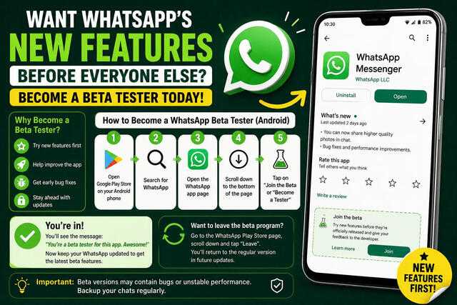 Unlock early access: How to join WhatsApp's beta testing program
