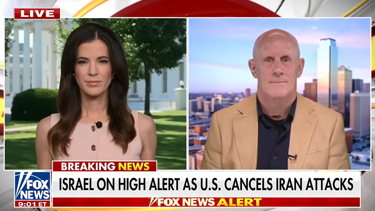 Fox News guest sparks theory he's wearing a mask in bizarre clip