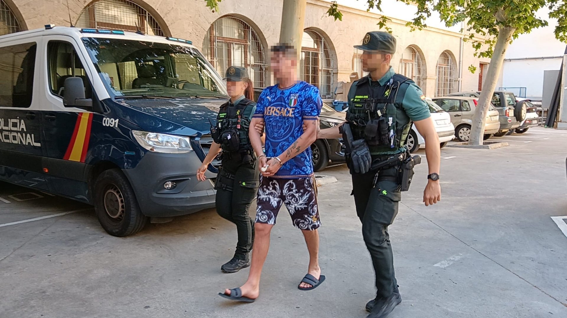 Man arrested after 'kissing British boy, 4, in Magaluf hotel swimming pool'