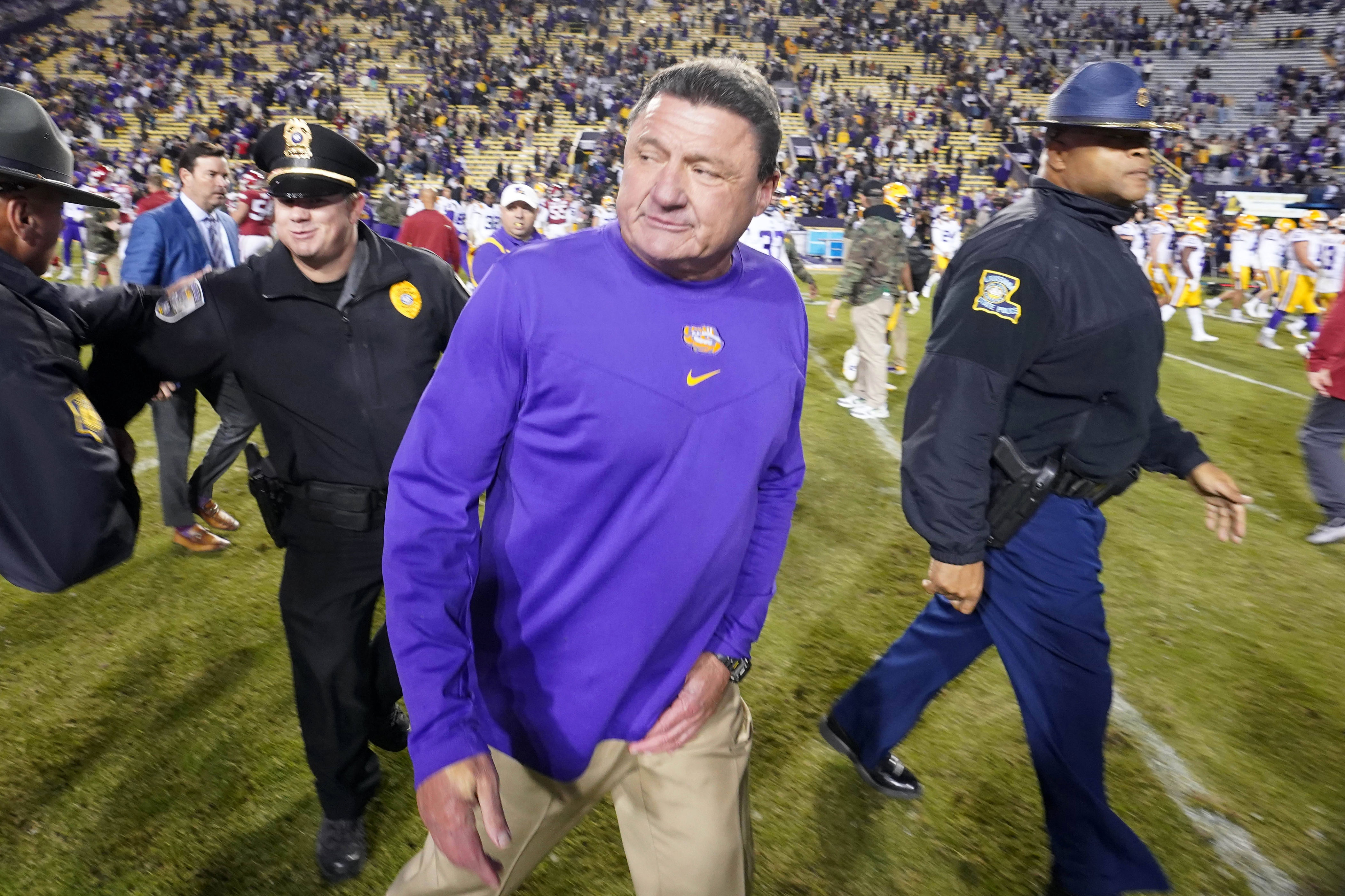 LSU’s Ed Orgeron reveals initial response to Brian Kelly’s Southern accent