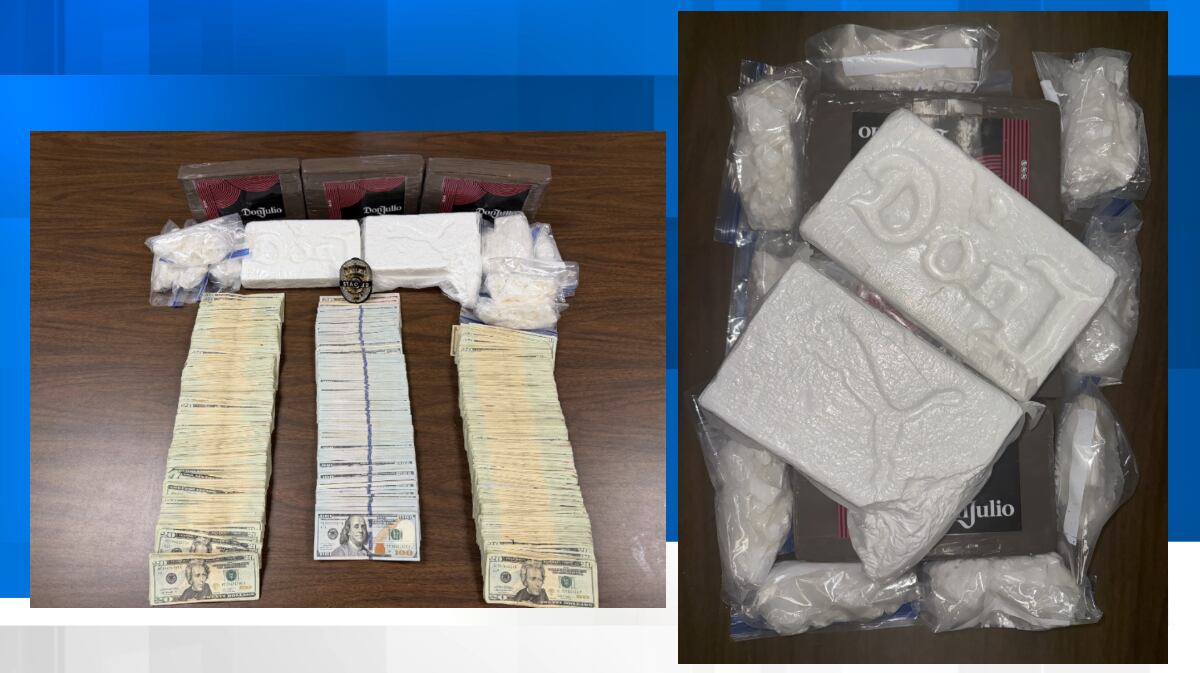 Three arrested after 15 pounds of cocaine seized in multi-state drug ...