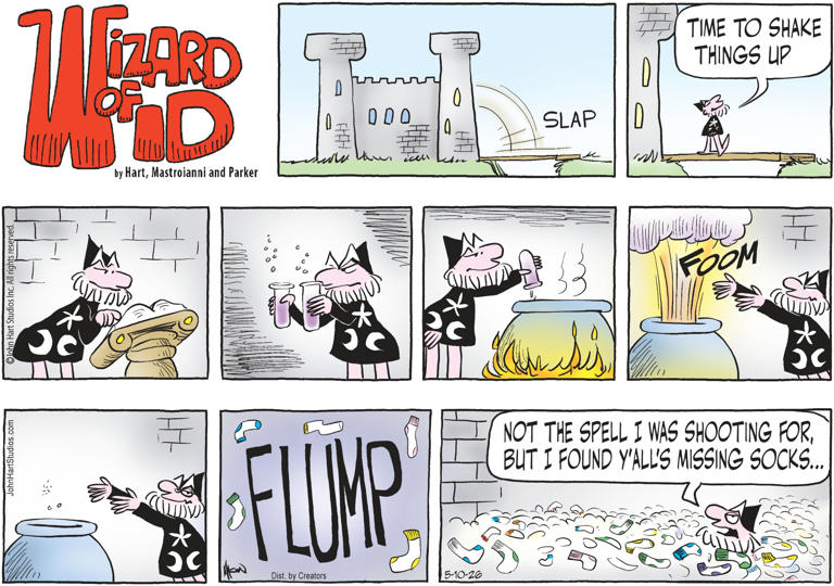 The latest 'Wizard of Id' comics by Parker and Hart