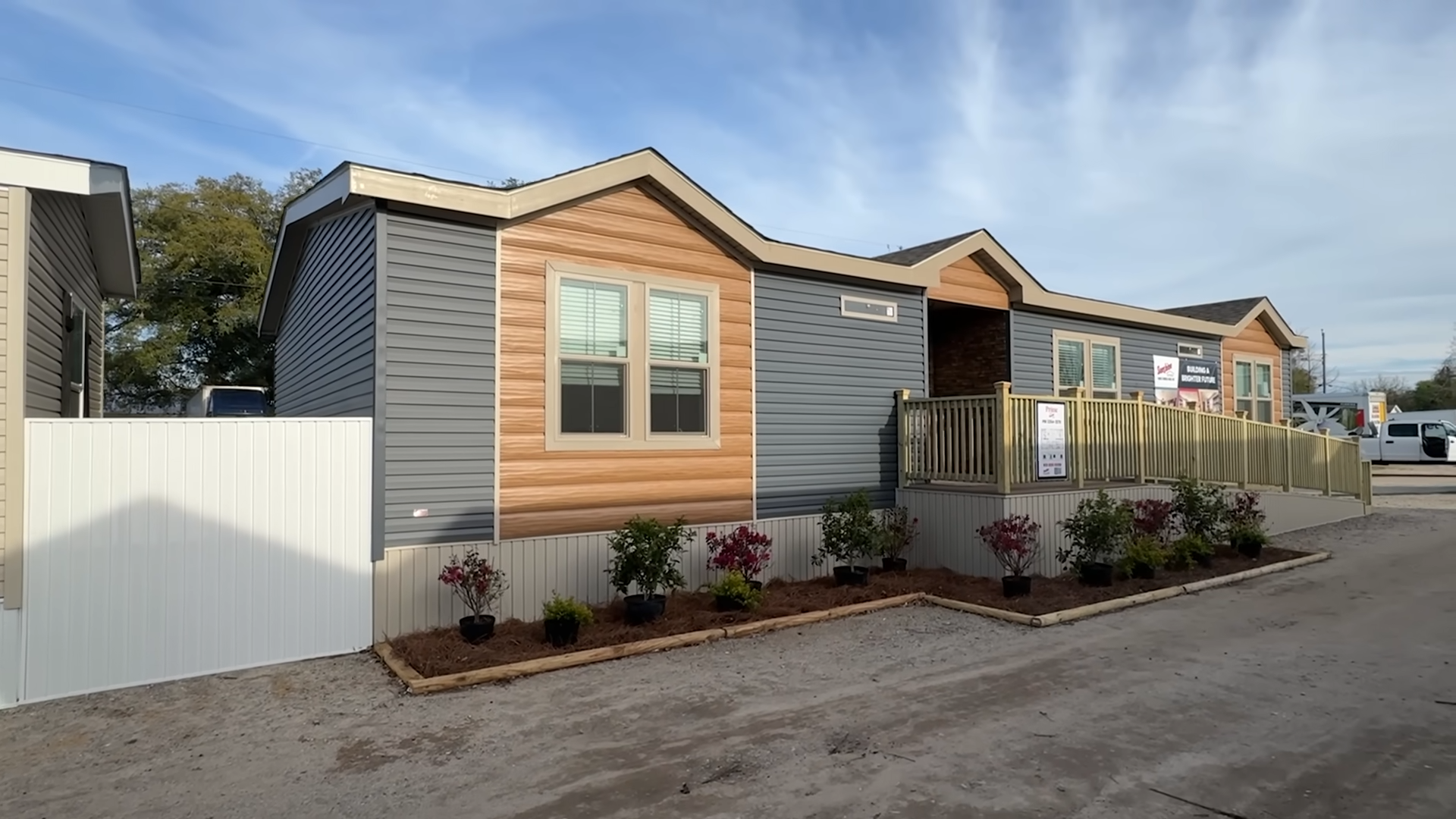 Touring a brand-new prefab home with an impressive interior