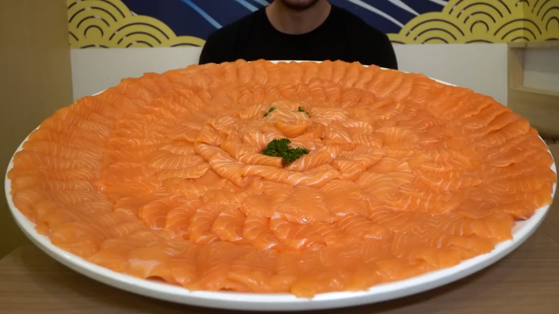 Man attempts impossible sushi challenge that costs 5000 if he fails