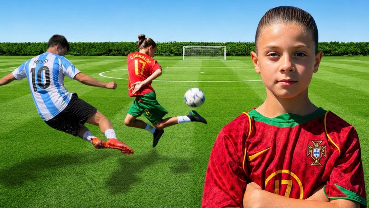 I challenged kid Ronaldo