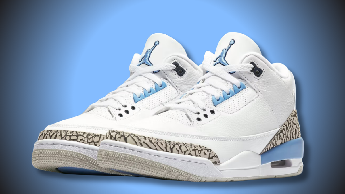 Air Jordan 3 'UNC' — PE energy, Tar Heels tribute, beautiful colorway ...