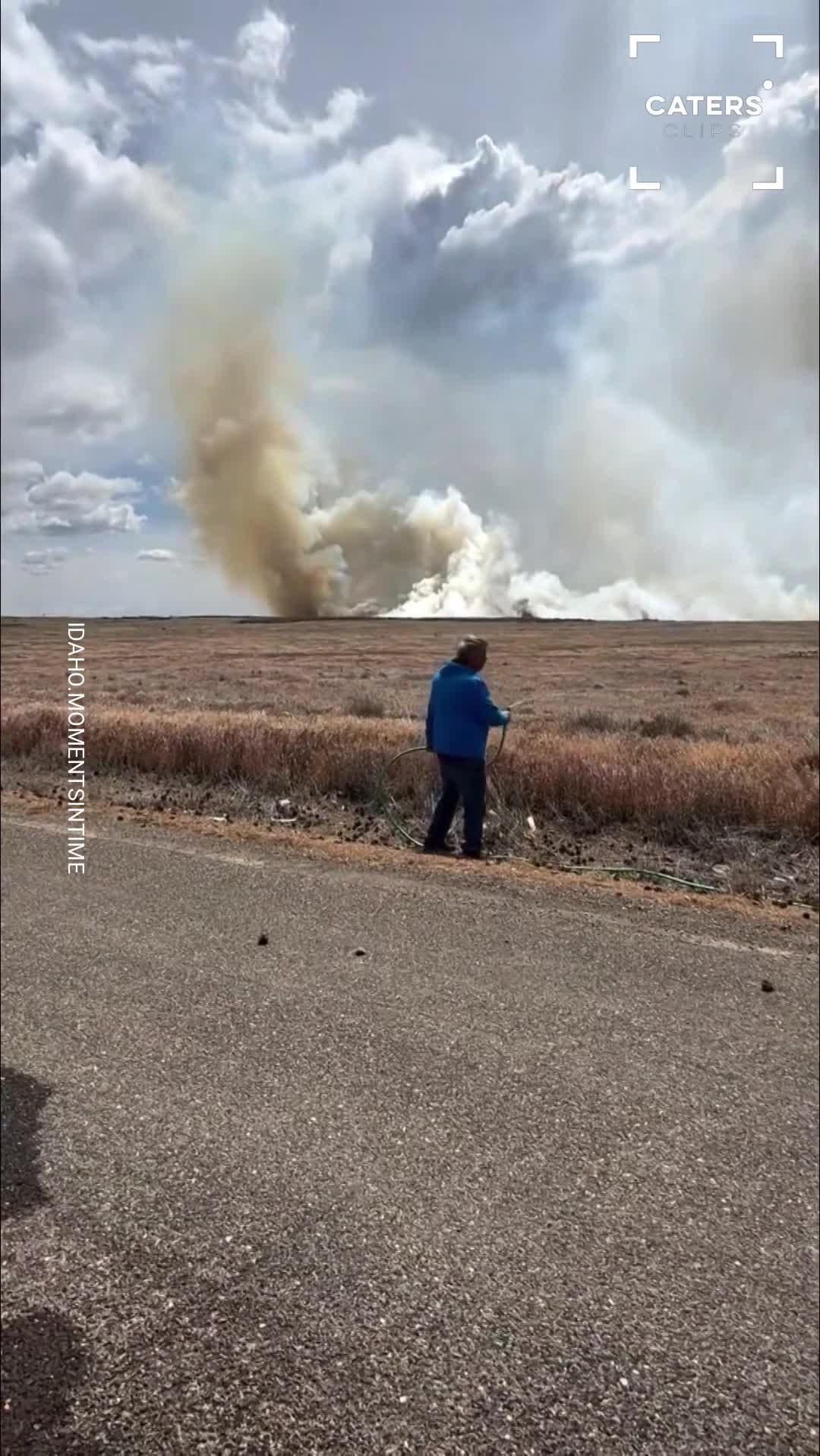 Fighter jet crash sparks fire near Mountain Home Air Show in Idaho