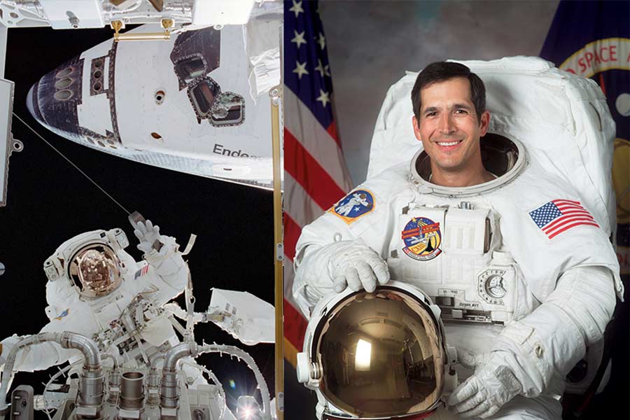 First Native American astronaut recalls historic spacewalk during Fort ...