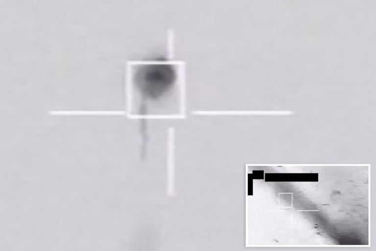 Explosive video of US fighter jet shooting down UFO over Michigan ...