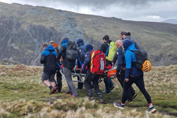 Walker sustains multiple injuries after fall in high winds in the Lake ...
