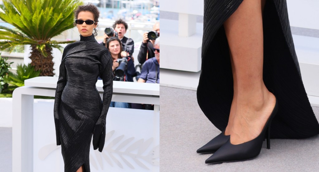 Penelope Cruz shows off two-tone Chanel pumps in Cannes