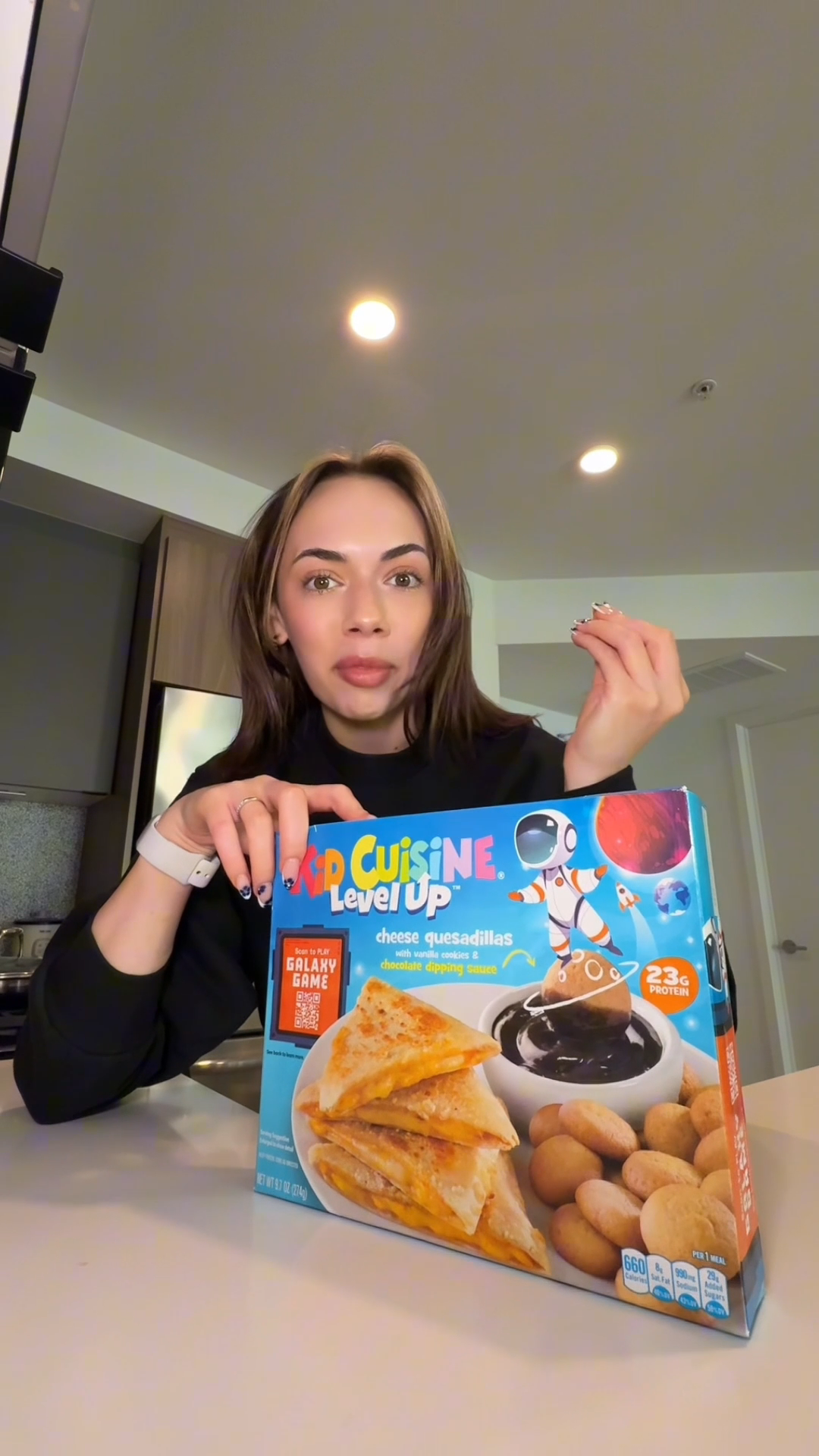 Trying Kid Cuisine for the first time in... 15 yea