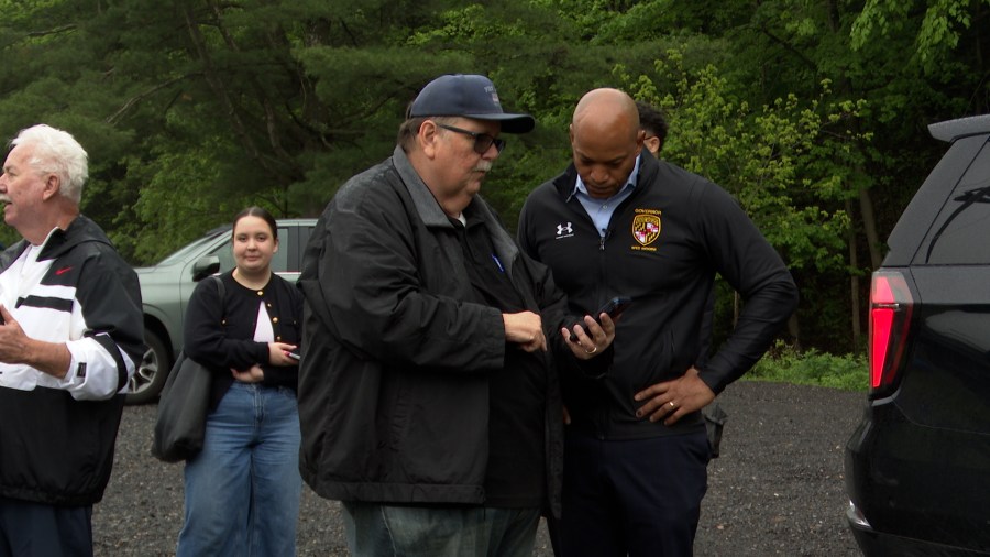 Maryland governor, lawmaker tour western Maryland communities in flood ...