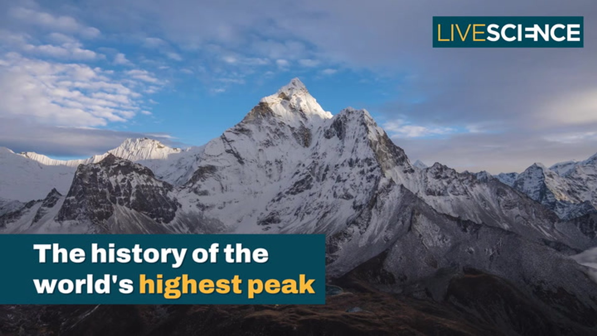 The history of the world's highest peak