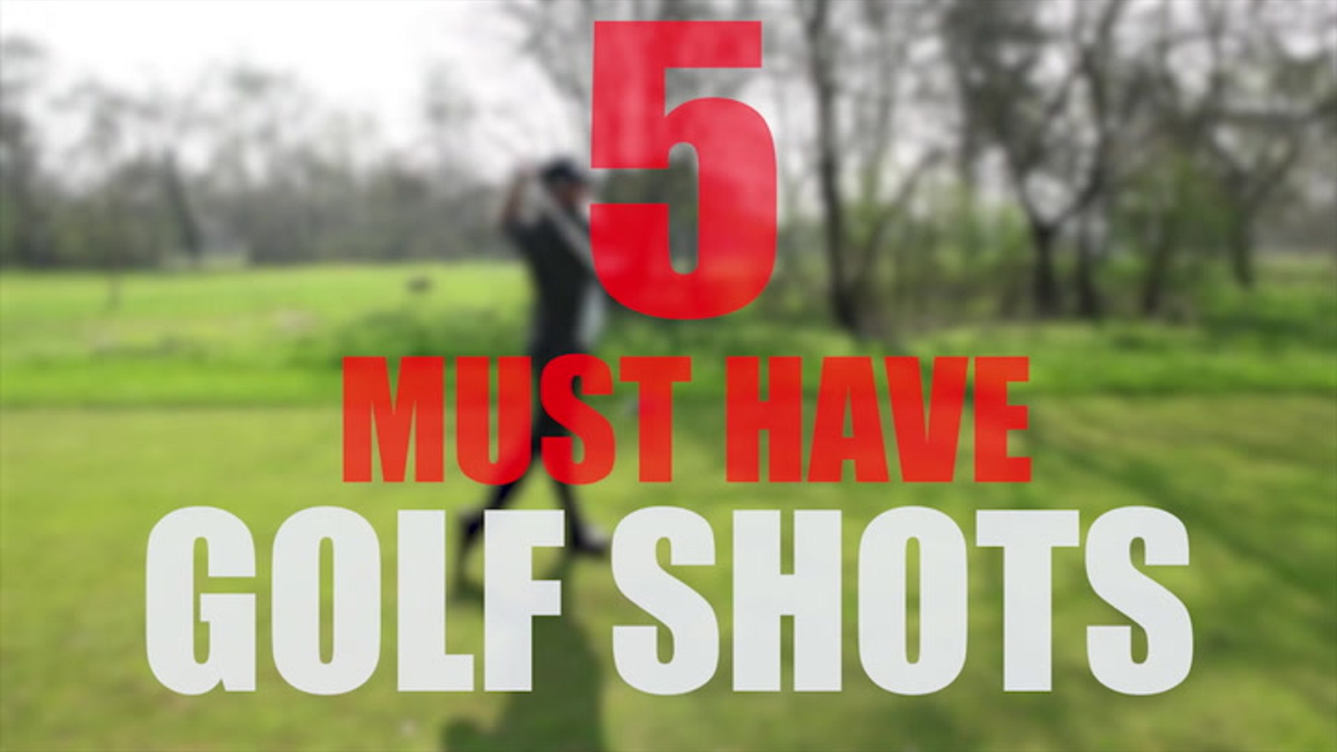 Essential golf shots to practice