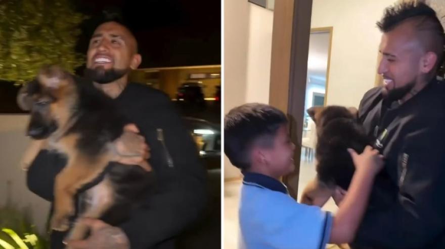 Vidal ha un nuovo cane: il nome è un omaggio all'ex compagno della ...