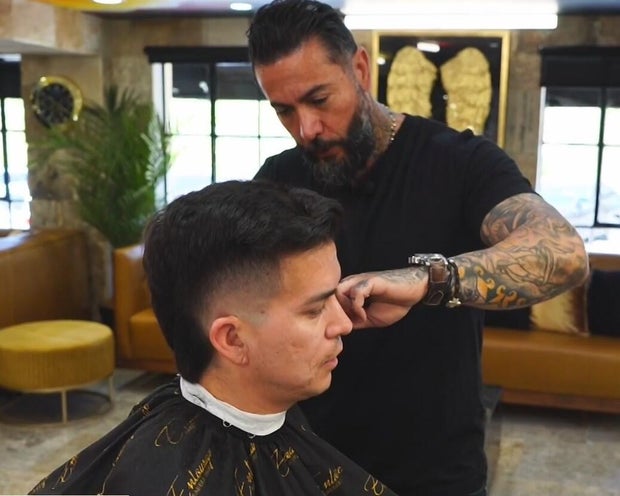 West Hollywood barber shop offers men hair cuts and therapy, calling it ...