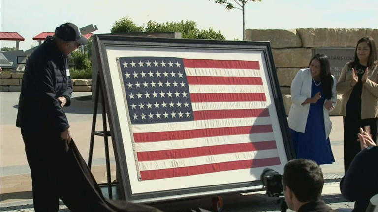 Family of Colorado veteran donates 48-star American flag to Adams County
