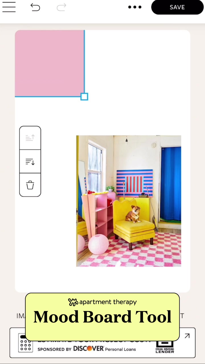 Mood board tool promo