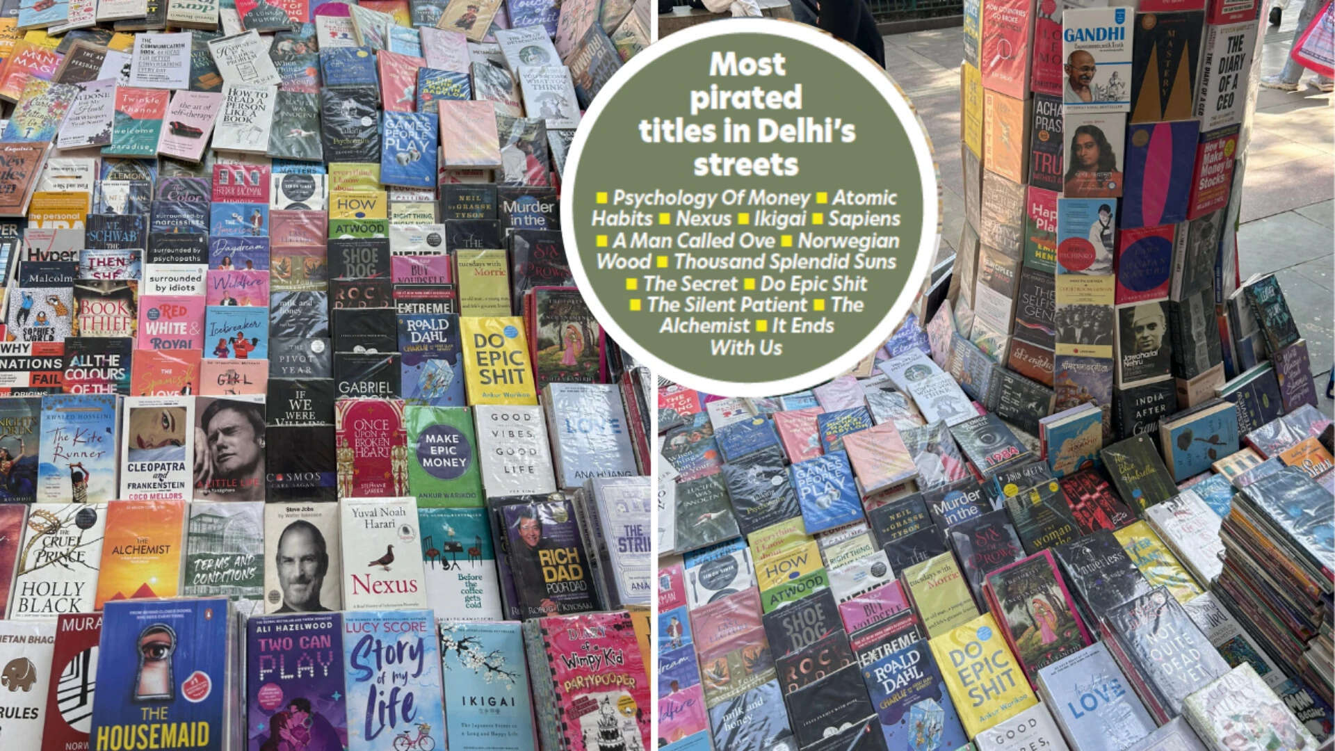 Cheap prints, bestselling titles: Inside Delhi's pirated book market