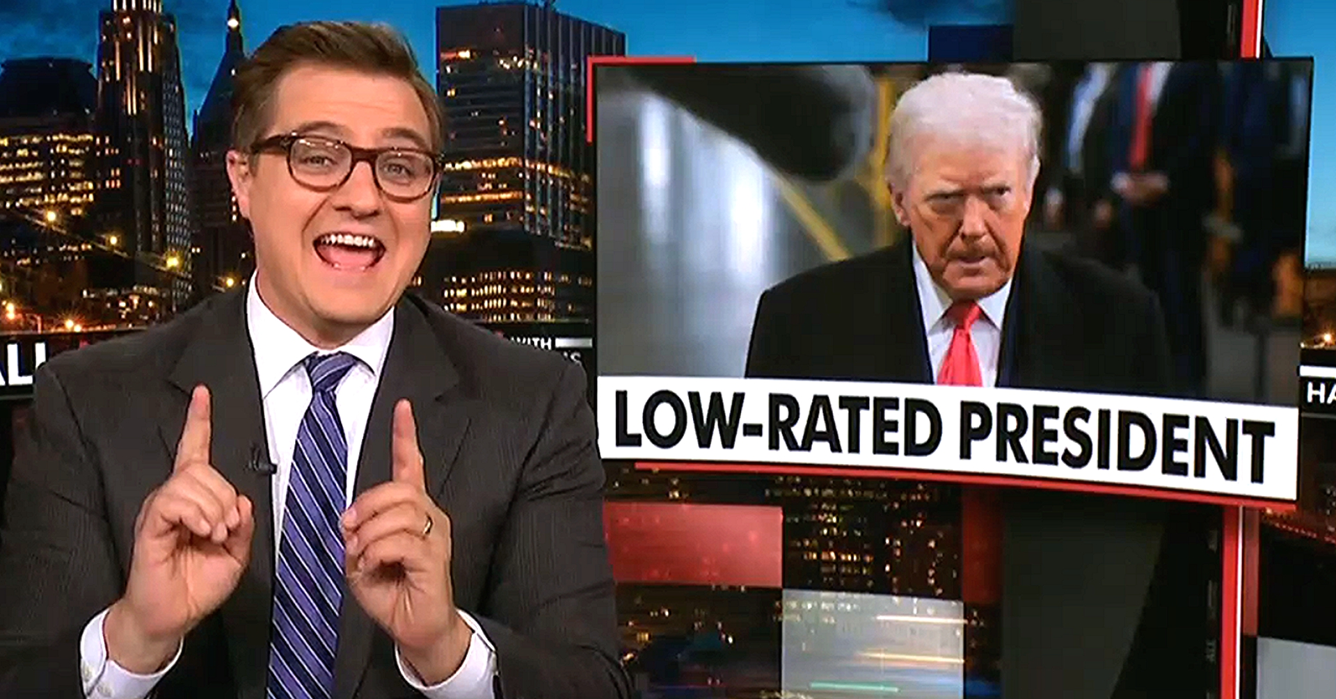That's below freezing! Chris Hayes stunned by new Trump poll amid revolt